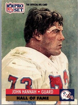 1991 NFL Pro Set - #28 John Hannah | eBay