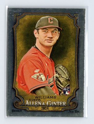 Gavin Williams Cleveland Guardians 2024 Topps Allen & Ginter #23 Chrome ...