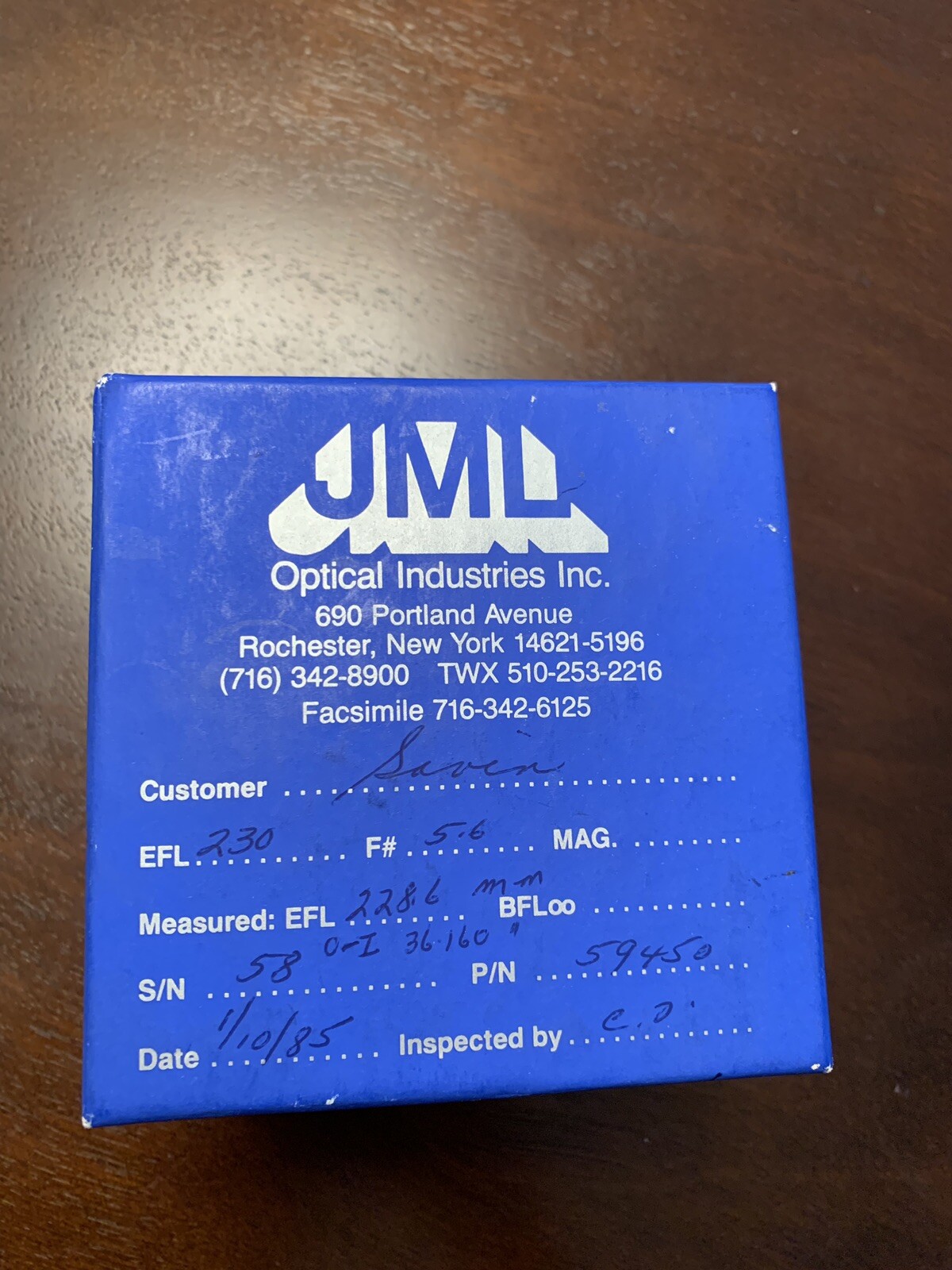 JML Optical Lens 230mm F:5.6 | eBay