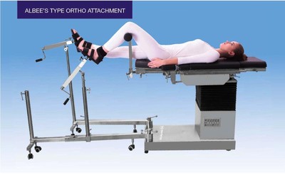 ALBEE'S TYPE ORTHO ATTACHMENTS FOR OT TABLE USED FOR LOWER EXTREMITY ...