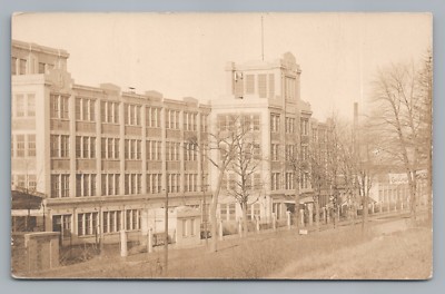 Impressive Brick High School RPPC Germania Sign—Wisconsin? Antique ...
