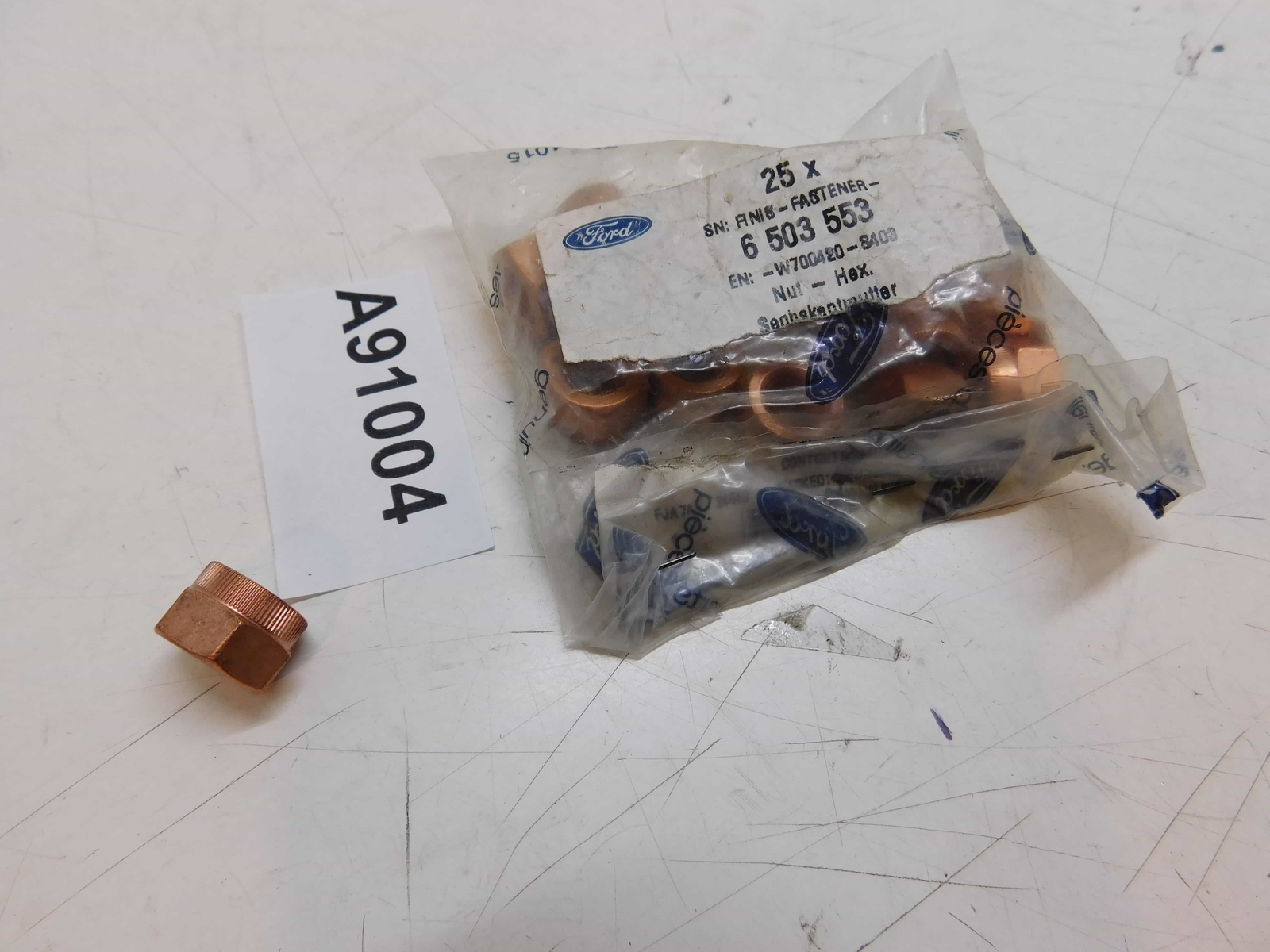 KIT DADO NUT M10X1,5 ORIGINALE FORD C-MAX FIESTA FOCUS MONDEO 6503553 ...