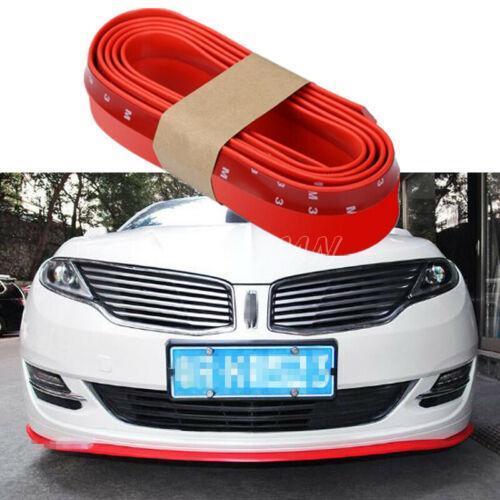 Universal Car Front Bumper Lip Splitter Body Spoiler Chin Skirt ...
