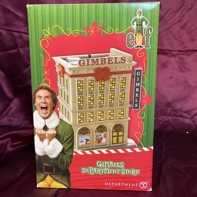 Dept 56, Elf The Movie, "Gimbels Department Store" #4053059 | eBay
