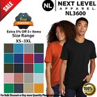 Next Level 3600 Unisex Short Sleeve Soft Fitted Cotton Crew Neck ...