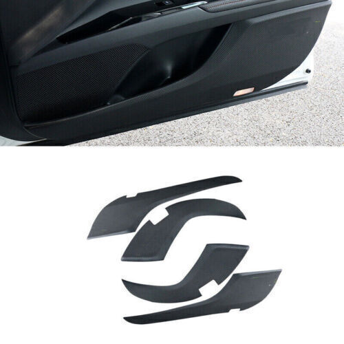 For Toyota Camry Carbon Fiber Inner Door Anti-Kick Panel Cover Sticker ...