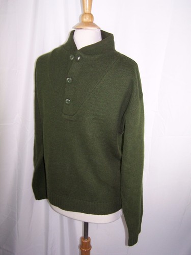 Southern Proper Green 1/4 Button L/S Sweater Wool Nylon Sz XL NWT | eBay