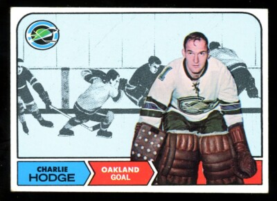 1968-69 TOPPS HOCKEY NHL #78 CHARLIE HODGE NM Oakland Seals Canadiens ...
