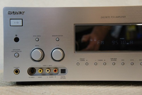 SONY STR-DA1000ES FM STEREO/FM/AM RECEIVER DISCRETE 7 CHANNEL AMPLIFIER ...
