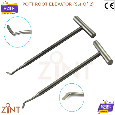 Potts root elevators Dental Tooth Extraction Surgery Instruments ...