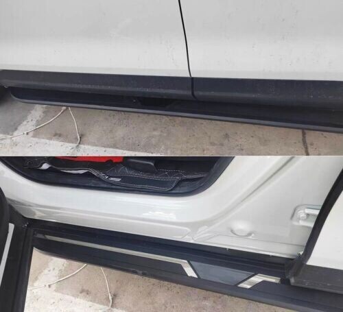 2Pcs Fixed Running Board Side Step Nerf Bar Pedal for Porsche Cayenne ...
