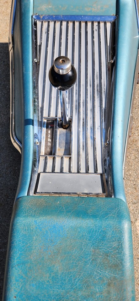 1962 1963 1964 Ford Galaxie 500 XL Blue Center Console with shifter and ...