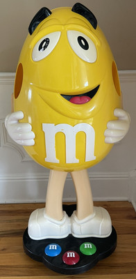 Yellow M&M Statue On Wheels 41” | eBay