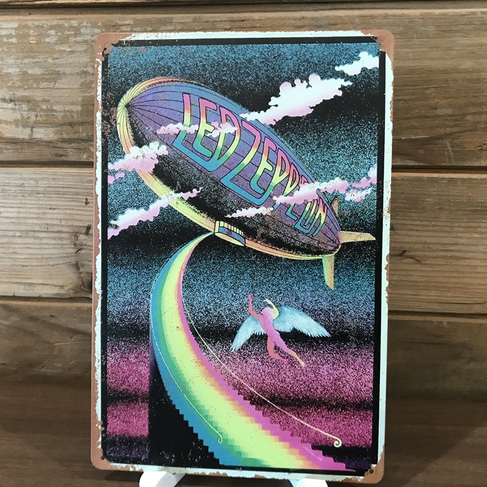 Led Zeppelin Blimp Swan Song Metal sign 8"X12" Man-Cave Décor | eBay