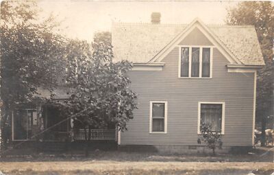 J66/ Milford Indiana RPPC Postcard c1910 Home Residence 358 | eBay