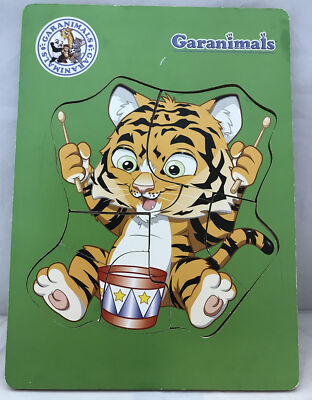 Garanimals Tiger Playing Drum wooden Puzzle 7 Pieces | eBay