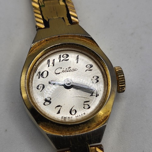 Vintage Chateau Watch Gold Tone Swiss Made | eBay