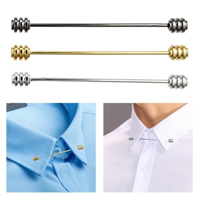 Men's Shirt Collar Pin Clip Collar Bar Decoration Groom Formal Shirt ...