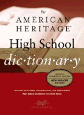 The American Heritage High School Dictionary by American Heritage ...