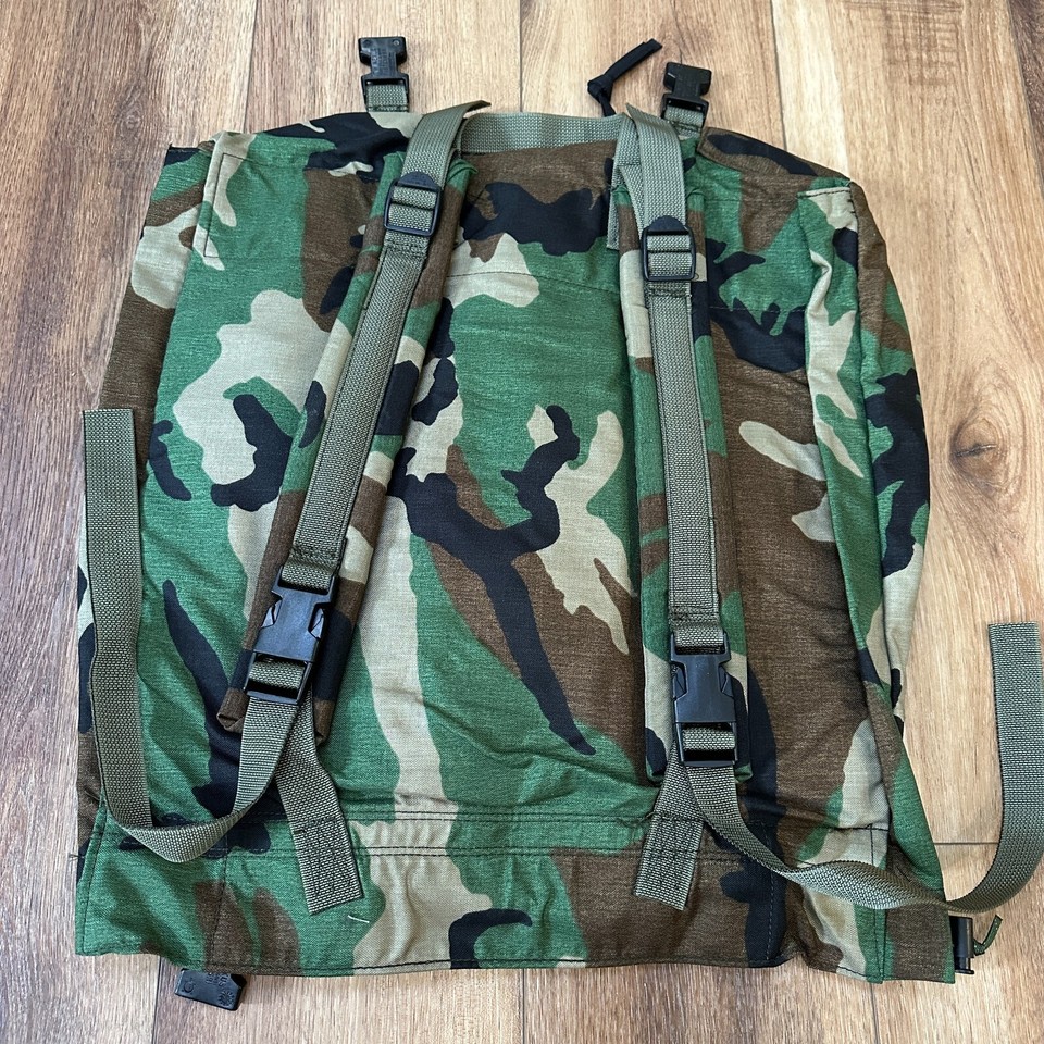 US Military CFP 90 Backpack Rucksack Woodland Camo Combat Patrol Pack ...