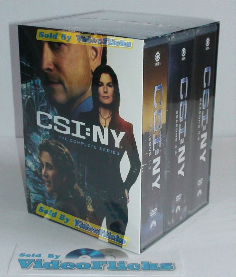 CSI NY The Complete Series Seasons 1-9 DVD 55-Disc Box Set New Sealed ...