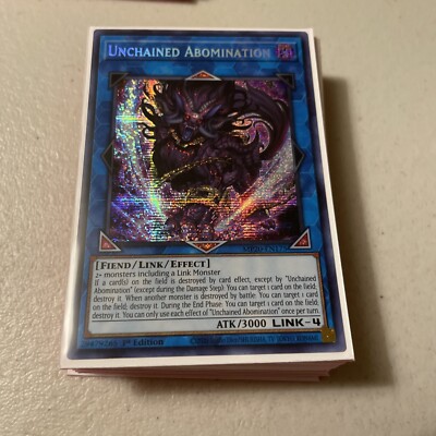 UNCHAINED ABOMINATION *** MP20-EN175 SECRET RARE 1ST EDITION YUGIOH! | eBay