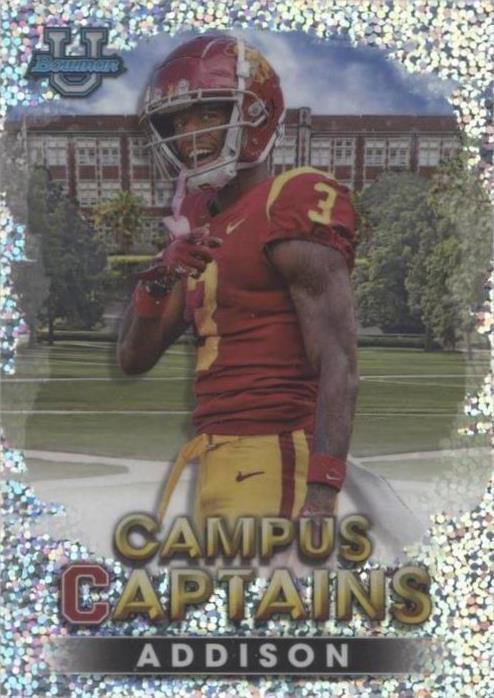 2022-23 Bowman's Best University - Campus Captains Jordan Addison #CC-4 ...