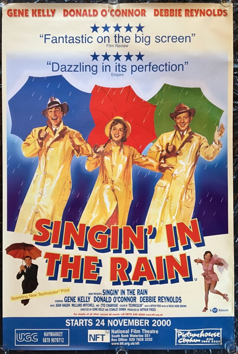 Singing In The Rain Movie Poster