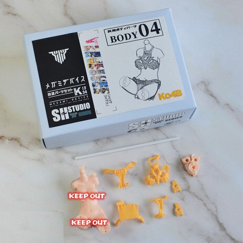 SH STUDIO Kotobukiya Megami Device VOL.KITFOX3D Mobile Suit Girl Body ...