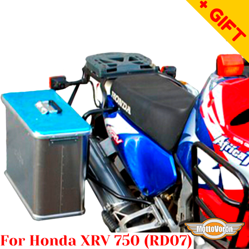 For Honda XRV 750 Aftica Twin RD07 Luggage rack system XRV750 Side ...
