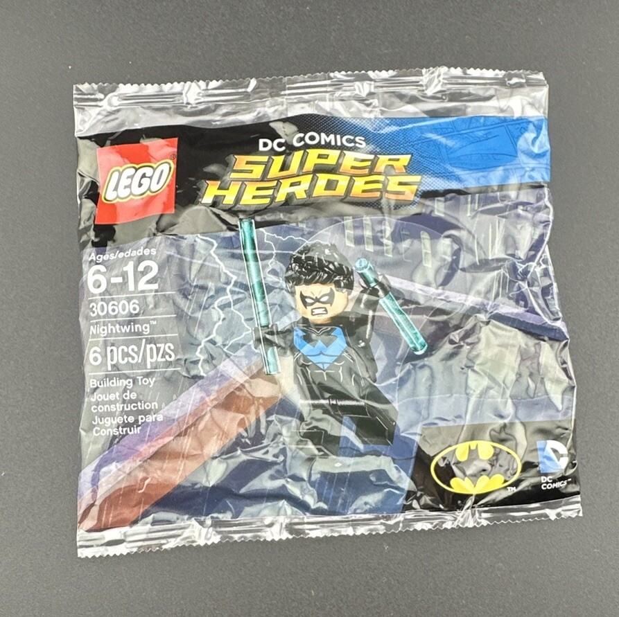 LEGO DC Comics Super Heroes Nightwing Minifigure 30606 Polybag 7641 ...