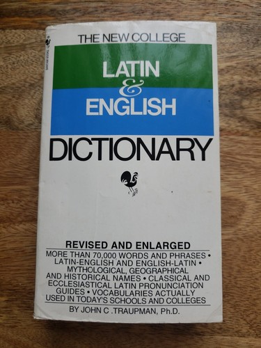 THE NEW COLLEGE LATIN & ENGLISH DICTIONARY :: 1981 (Revised & Enlarged ...