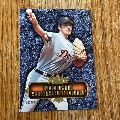2007 Fleer Justin Verlander Rookie Sensations #RS-JV Rookie Card RC | eBay