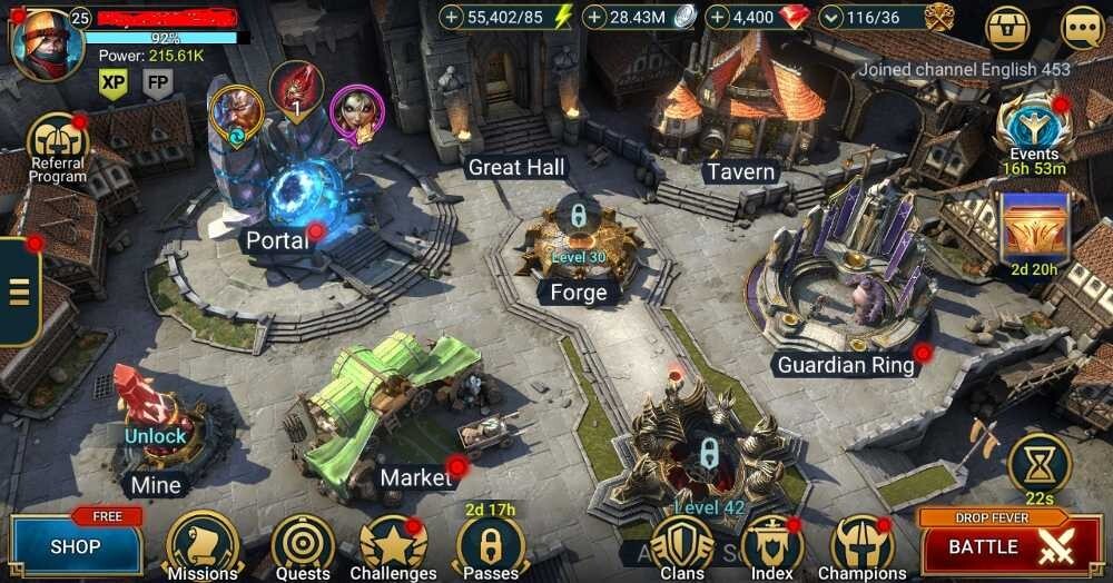Raid Shadow Legends | Starter acc with Leorius : 55k energy / 16 ...