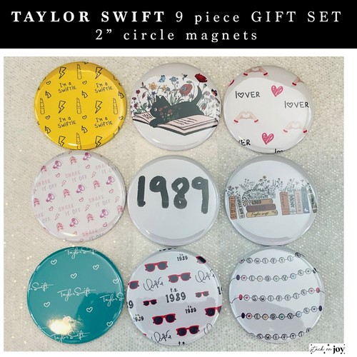 TAYLOR SWIFT 2" MAGNETS - 9 Piece GIFT SET | eBay