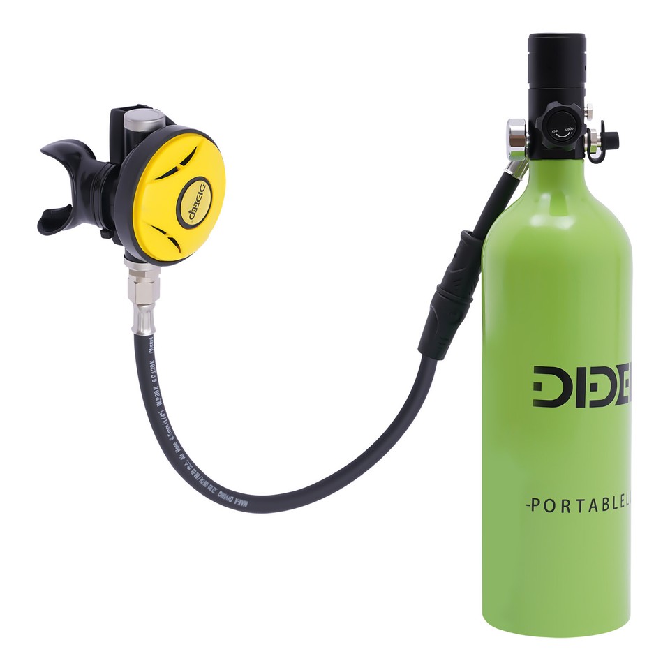 1L Mini Scuba Tank Underwater Dive Portable Lungs Deepest 32.8ft Scuba ...