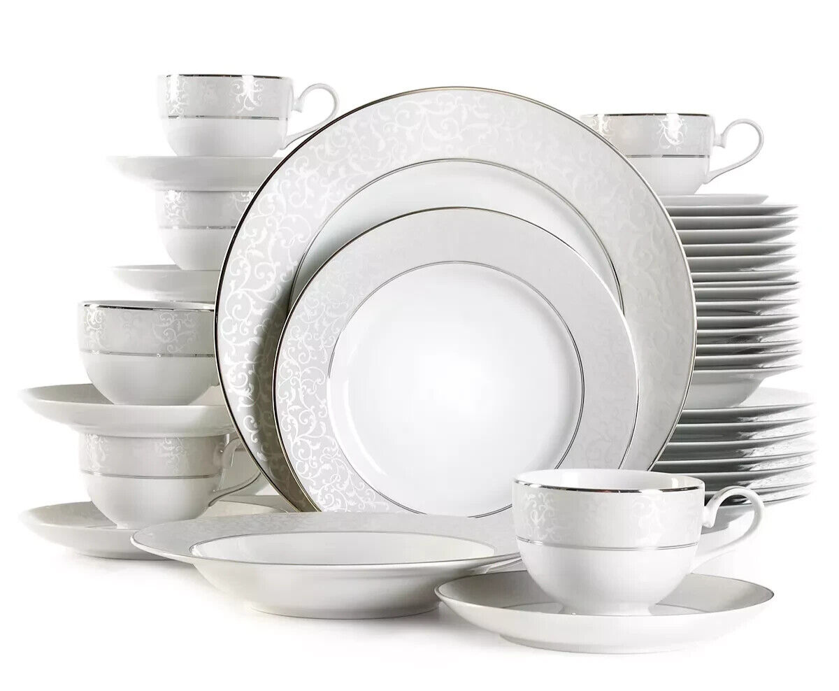 Mikasa H1103 Parchment 40-Piece Porcelain Dinnerware Set | eBay