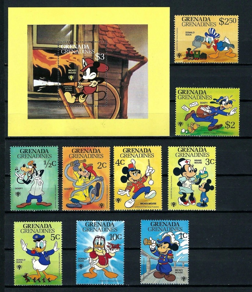 Disney Animation Cartoons Stamps 13 Collectibles Sets MNH V.F | eBay