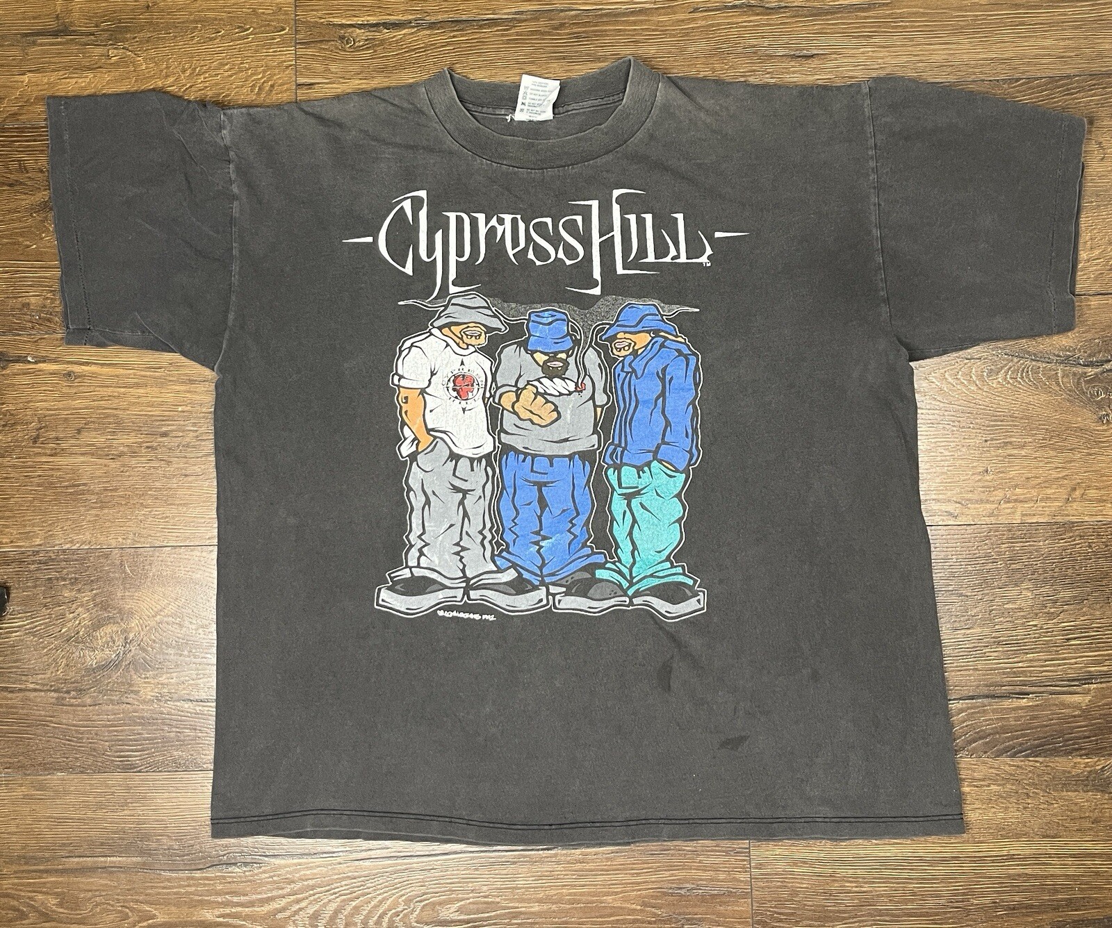 Vintage 1992 Cypress Hill Blunted T-Shirt Sz XL 90s Rap Tee Hip Hop ...