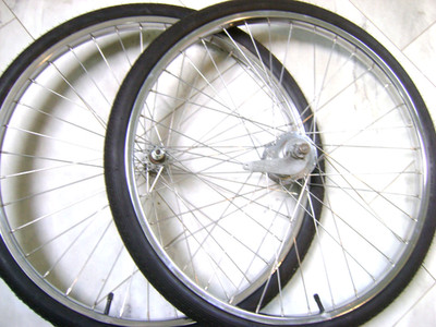 26" Sparkly. pair Schwinn S-7 Center Stamped , Bendex 2 Speed Bicycle ...