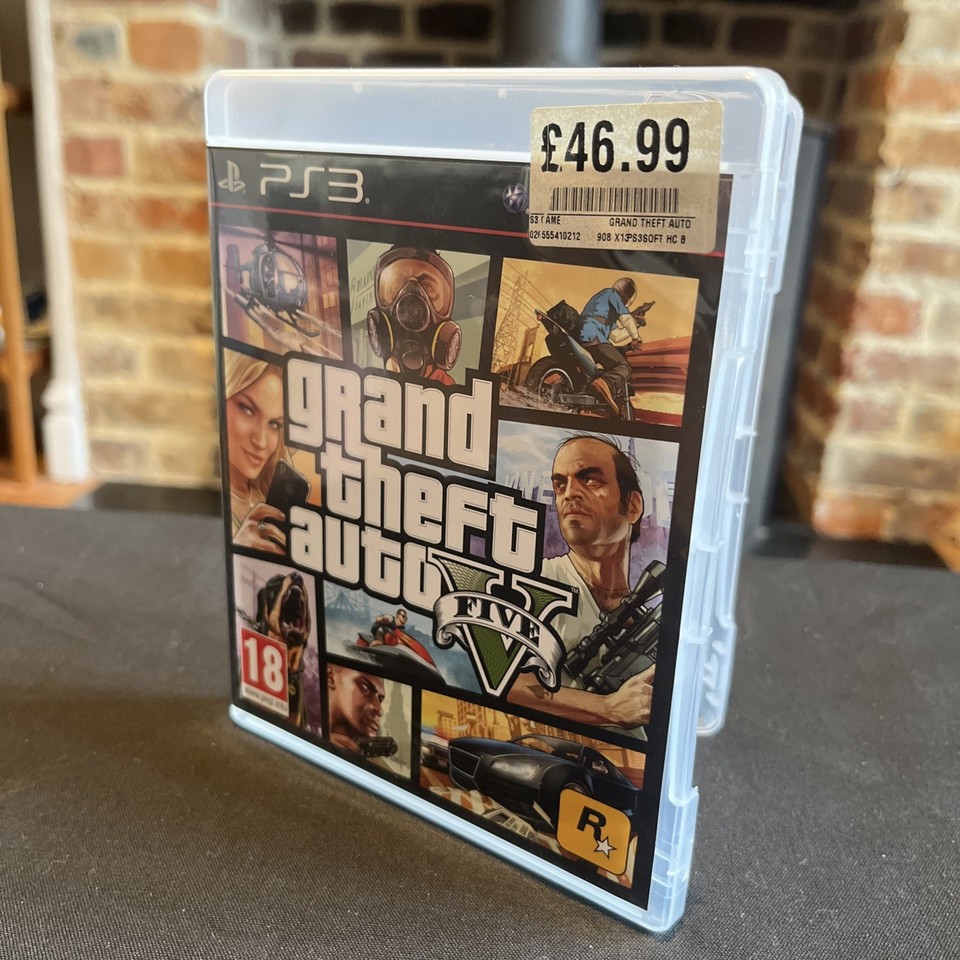 Grand Theft Auto V GTA 5 PS3 PlayStation 3. Disc and instructions ...