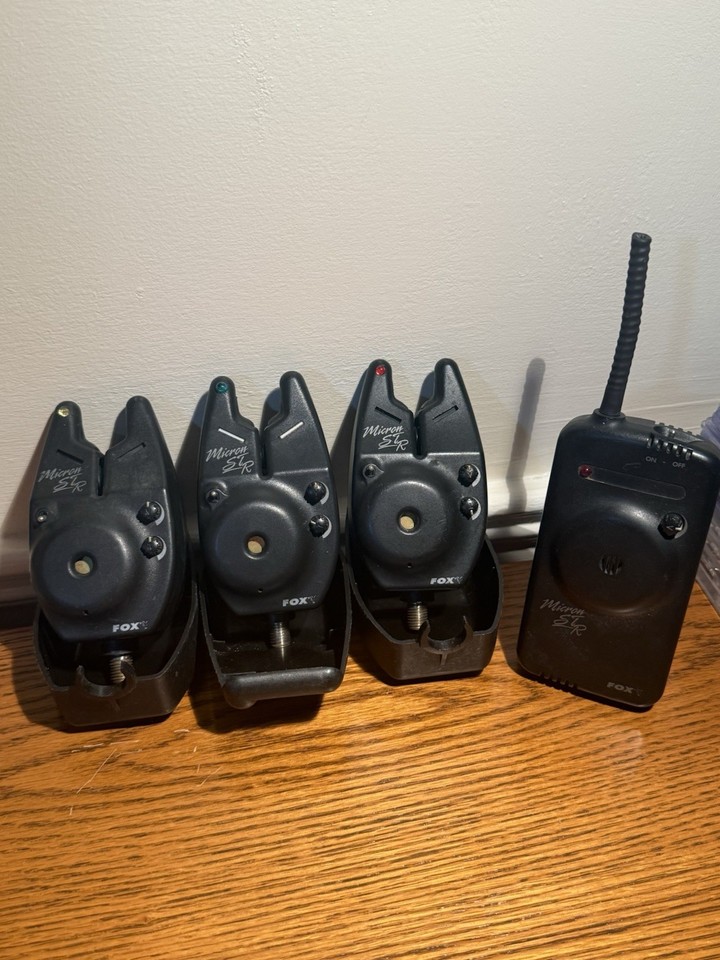Fox STR Bite Alarms and Receiver. Carp Fishing Bite Alarms | eBay UK