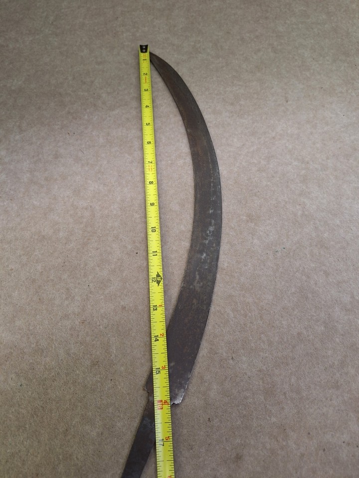 Antique Hand Forged Marked GERMANY Scimitar Sword Blade ONLY 16" Blade ...