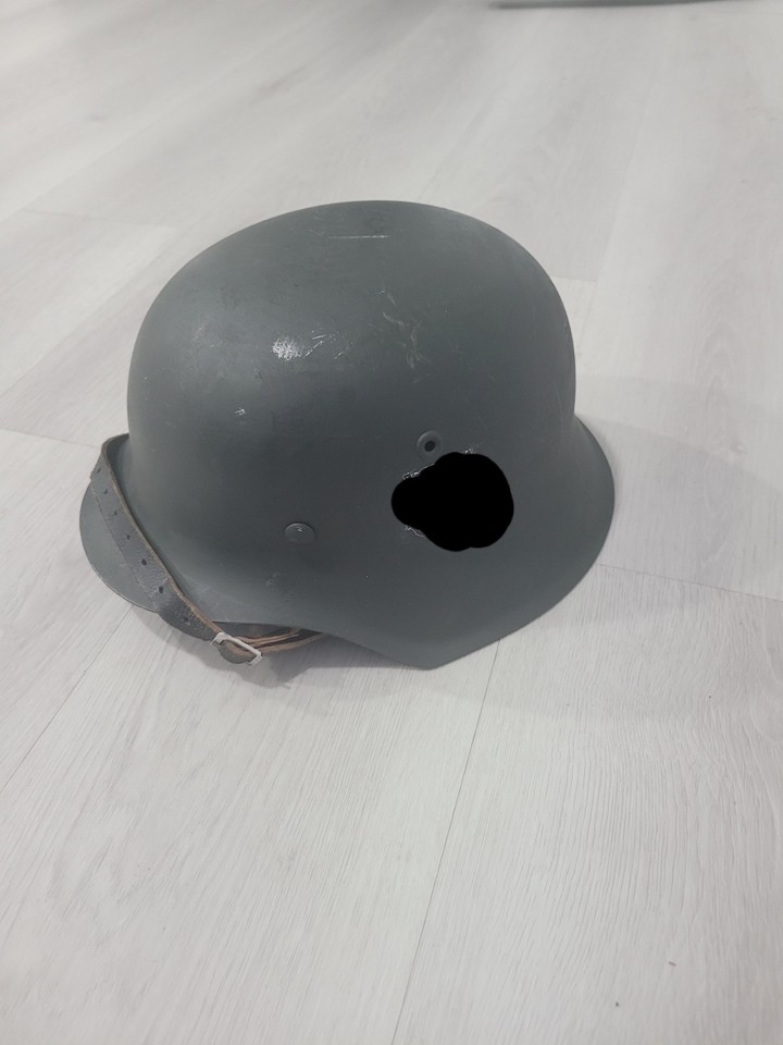 Reproduction WW2 WWII M42 German Steel Helmet Field Grey, size extra ...