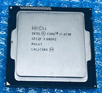 Intel Core i7-4790 CPU 3.6Ghz 4-Cores Processor Intel SR1QF Socket 1150 ...