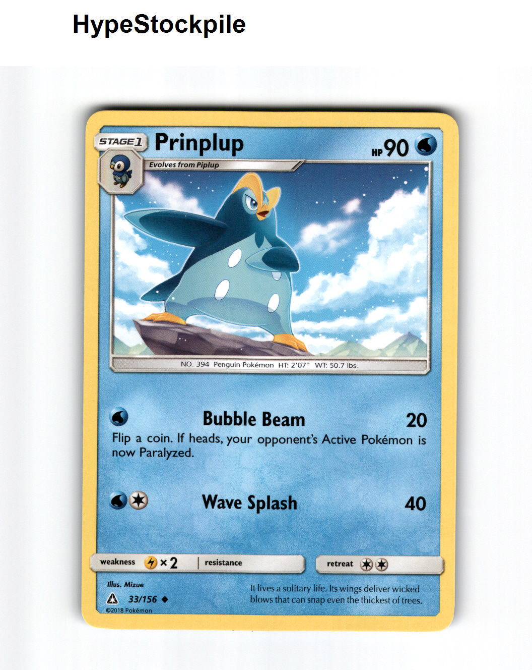 Prinplup Card