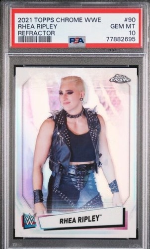 2021 Topps Chrome WWE - Rhea Ripley #90 Refractor for sale online | eBay