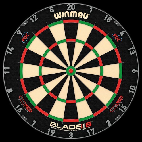 Winmau Blade 6 Triple Core Steel Tip Dartboard Brand New Sealed | eBay