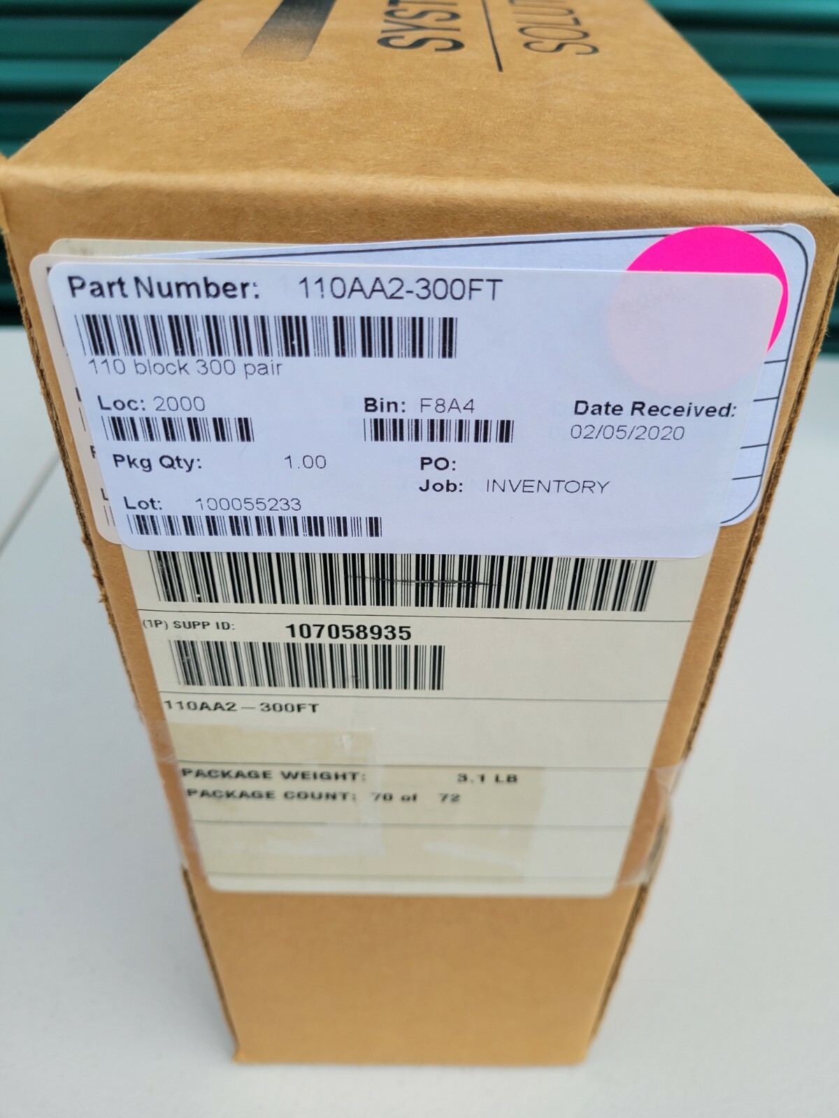 Brand New in Box Systimax Commscope 110 Block 300 pair 110AA2-300FT | eBay