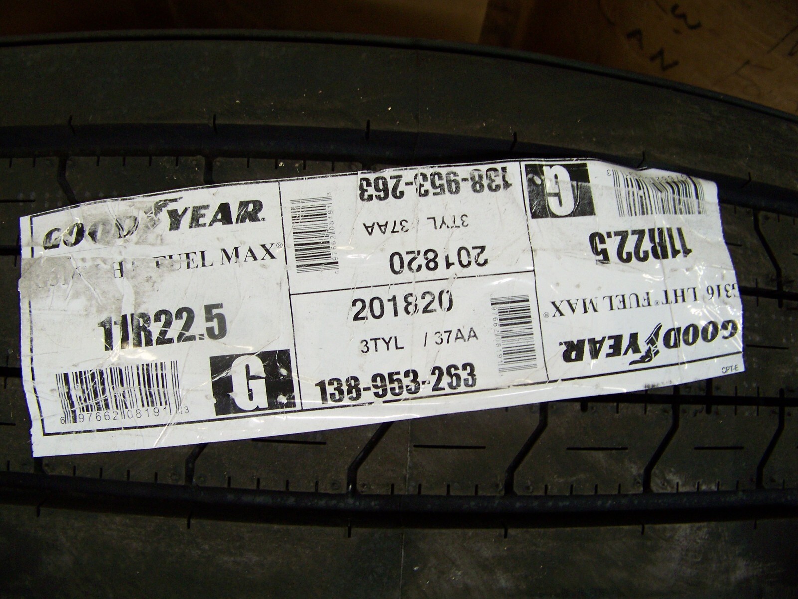 Goodyear G316 LHT Unisteel 11R22.5 Fuel Max 138-953-263 New | eBay